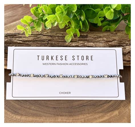 Choker Turkese Store Cristal 01 Ch348 Crisecia