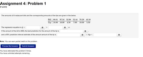 solved assignment 4 problem 1 1 point the amounts of 6
