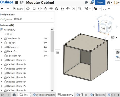 Assembly Update Context Help — Onshape