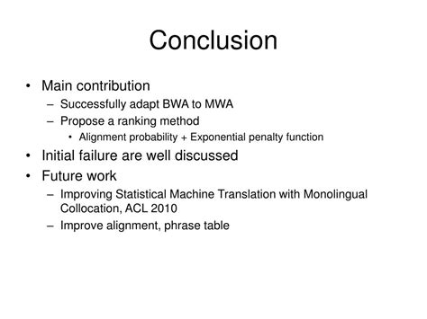 Ppt Collocation Extraction Using Monolingual Word Alignment Method