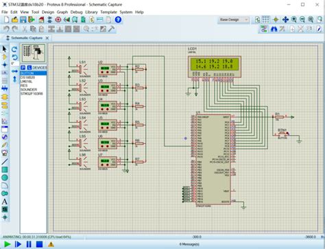 基于stm32六路ds18b20温度监测报警仿真设计 Proteus仿真程序）stm32f103温度检测报警 Csdn博客