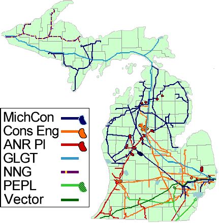 Williams Gas Pipeline Map