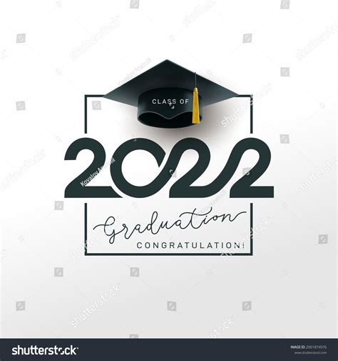 Class 2022 Stylized Inscription Year Realistic Stock Vector Royalty Free 2001874976 Shutterstock