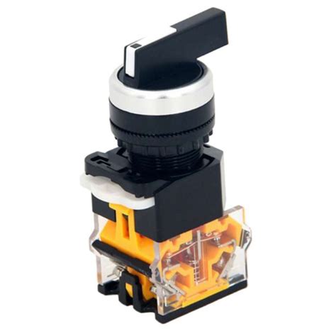 Jual OEM 440V 10A 2 Positions Rotary Selector Self Locking Push Button Switch Di Seller
