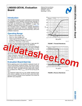 LM5050 2 Datasheet PDF National Semiconductor TI