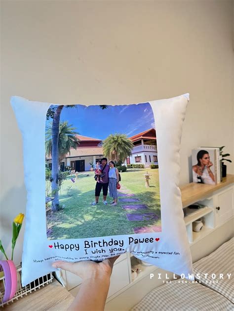 หมอน หมอนสั่งวาด ของขวัญสั่งทำพิเศษ ตุ๊กตาหน้าคน Pillow