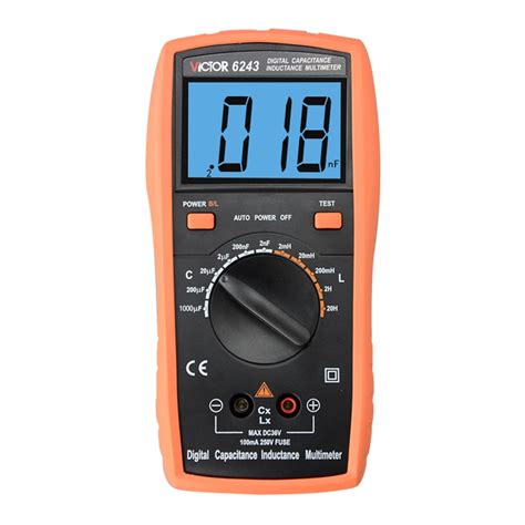 Victory Digital Capacitance And Inductance Meter Vc6243 Chip Resistance And Capacitance Tester
