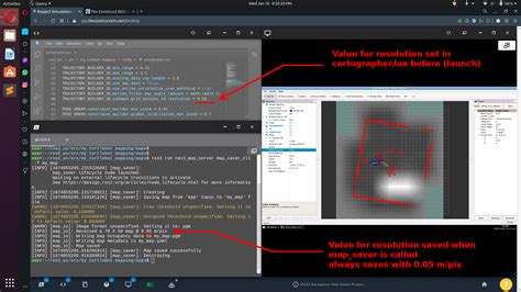 how to set map resolution properly with ros2 cartographer ros2