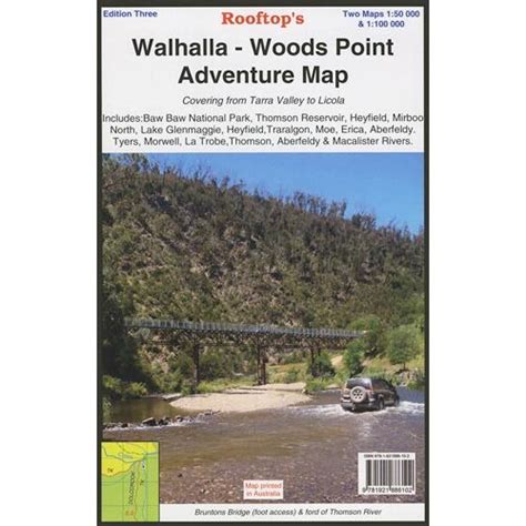 Walhalla Woods Point Adventure Map Rooftop Maps