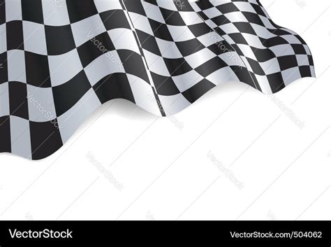 Checkered Flag Royalty Free Vector Image VectorStock