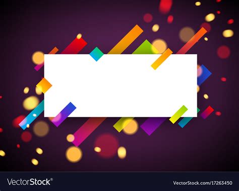 Colorful Rectangular Abstract Background On Purple