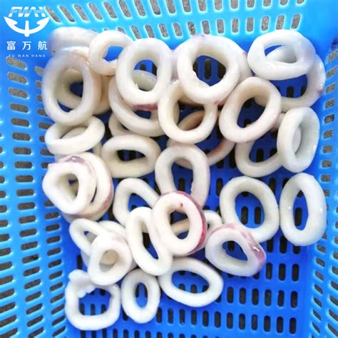 Замороженные кольца экваториального кальмара в производстве-fwhsquid.com