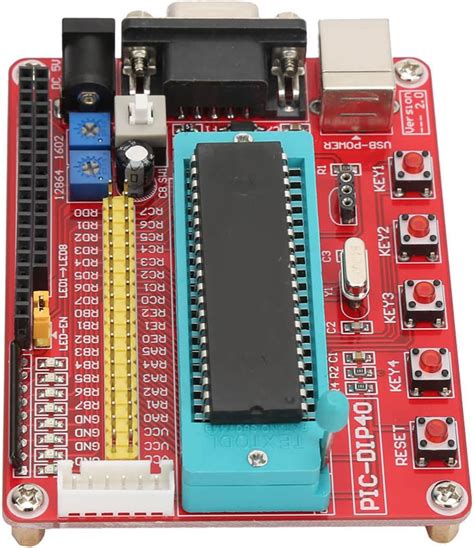 pic16f877a microcontroller learning board with rs232 nepal ubuy