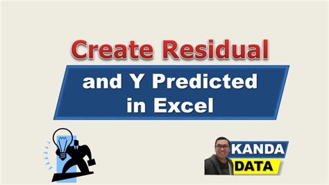 Create Residual And Y Predicted In Excel Kanda Data