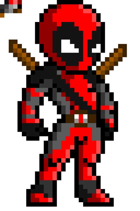 Pixilart Deadpool Pixel Art By LORD