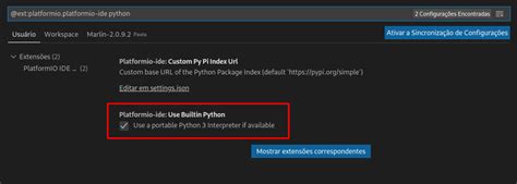 can not find python interpreter · issue 1774 · platformio platformio