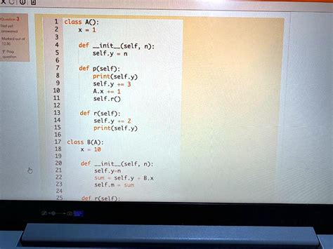 solved class a x 1 def init self n self y n def p self print