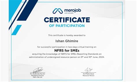 Ishan Ghimire On Linkedin Nfrsforsmes Professionaldevelopment Continuouslearning Finance