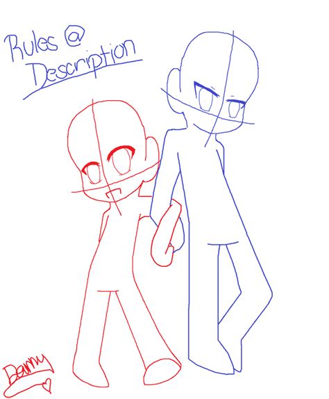 Chibi Couple Base By Lordawesumdanny On Deviantart