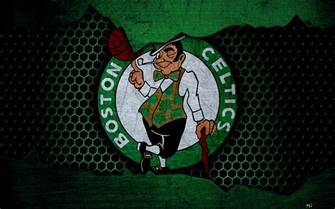 Boston Celtics Logo Grid 4k Wallpaper Download