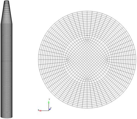 D Mesh For The Numerical Simulation With 277 635 Cells Download Scientific Diagram