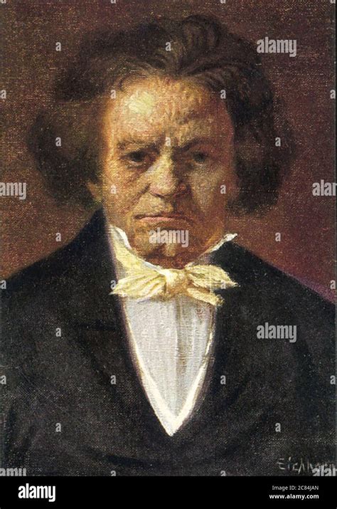 Ludwig Van Beethoven 1770 1827 German Composer In A Posthumous