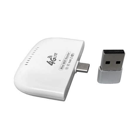 Usb 어댑터가 있는 휴대용 4g Lte 와이파이 모뎀 무선 미니 라우터 Rv 여행 휴가 티몬