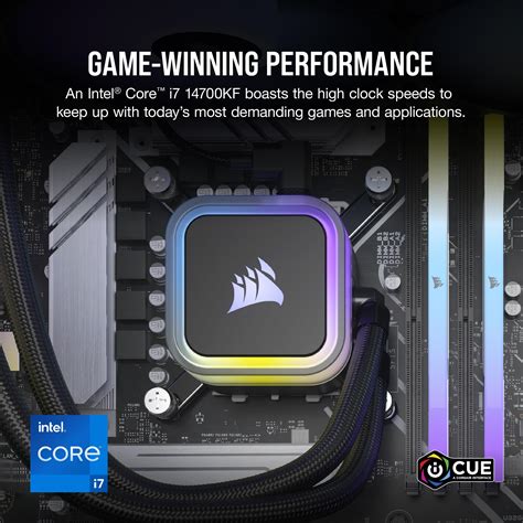 Vengeance I7500 Series Gaming Pc Liquid Cooled Intel Core I7 14700kf Cpu