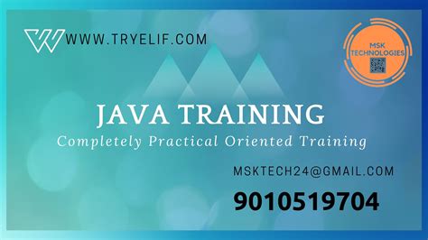 Online And Class Room Trainings Msk Technologies