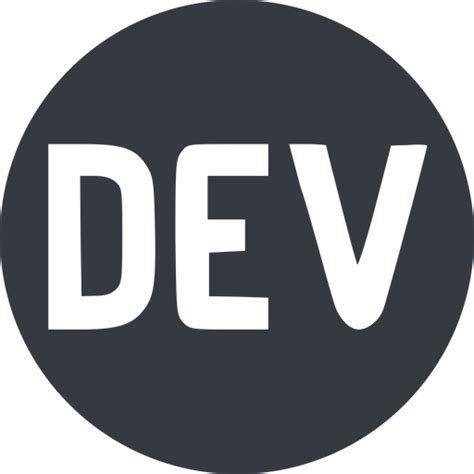 dev to icon by friconix fi cnsuxl dev to normal solid circle code dev to devto dev programming