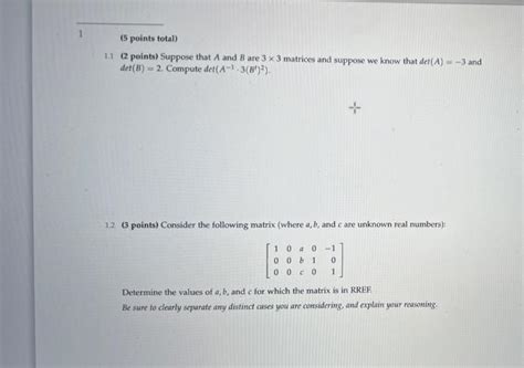 Solved 5 Points Total 11 2 Points Suppose That A And B