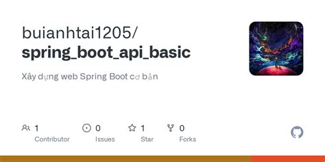 Github Buianhtai1205springbootapibasic Xây Dựng Web Spring Boot Cơ Bản