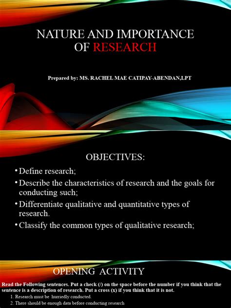 Lesson 1 Research 2023merge L1 And L2 Download Free Pdf Qualitative Research Quantitative