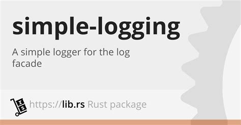 Simple Logging — Rust 库 Librs • Rust 包仓库