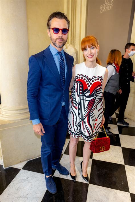 Photo Jessica Chastain Et Son Mari Gian Luca Passi De Preposulo Au