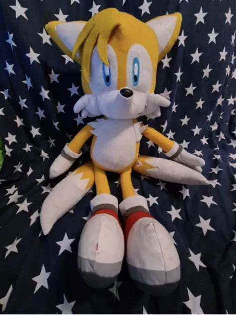 Peluche Sonic Jaune Tails Geant Xxl Eur 100 00 Picclick Fr