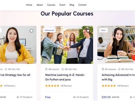 Professionals Education Website By Htmlcssjavascriptbootstrap Upwork