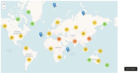 Vue2 Leaflet Markercluster Examples CodeSandbox