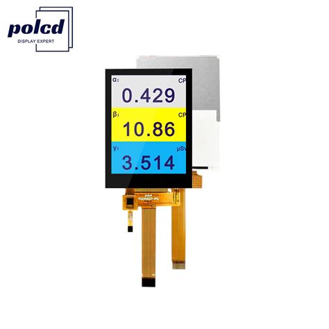 Polcd Qvga Resolution LCD Module Display SPI Interface CTP Inch TFT IPS Touch