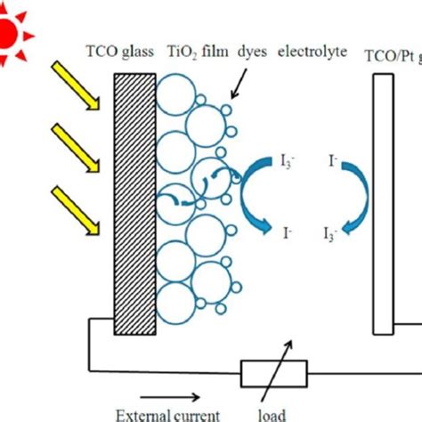 Structure And Working Dssc Download Scientific Diagram