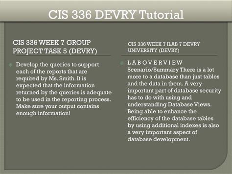 PPT CIS DEVRY Tutorial Cis Dotcom PowerPoint Presentation Free Download ID