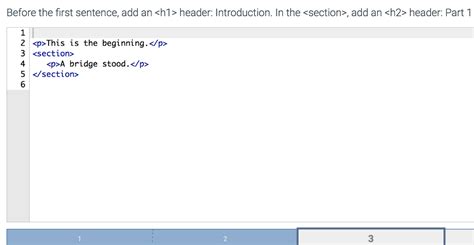 Before The First Sentence Add An Header