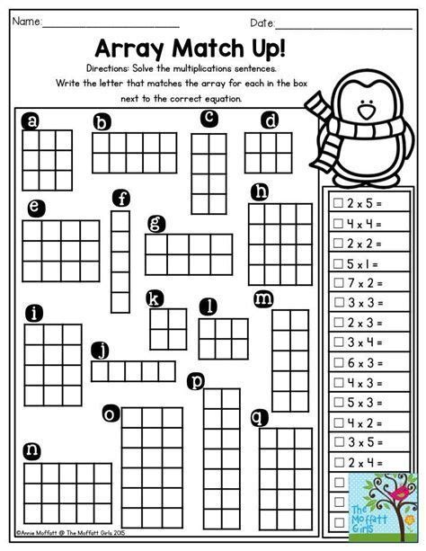 Image Result For Multiplication Array Worksheets 3rd Grade 3rd Grade