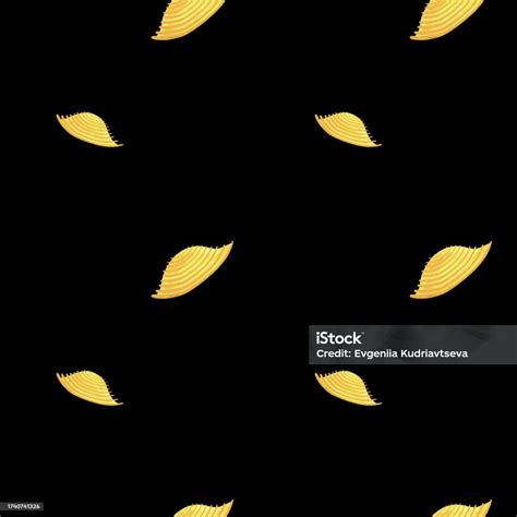 메뉴 포장지 파스타 포장 카페 또는 레스토랑의 직물 커튼 식탁보 소파 실내 장식품의 디자인을위한 이탈리아 파스타와의 완벽한 패턴 검은색 배경에 수채화 그림 가정 주방에 대한