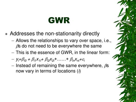 ppt geographically weighted regression powerpoint presentation free download id 1253257
