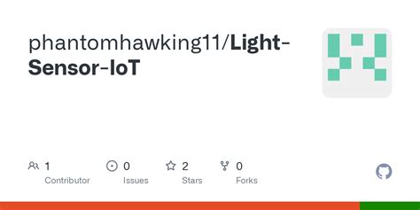 Github Phantomhawking11 Light Sensor Iot