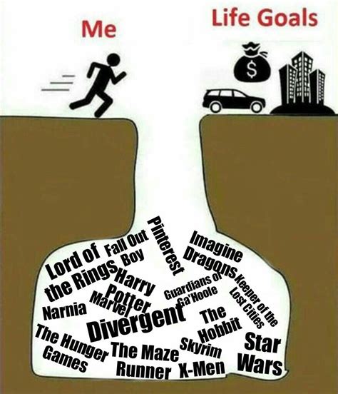 Me Vs Life Goals Vs Fandoms Book Jokes Book Fandoms Unite Book Memes