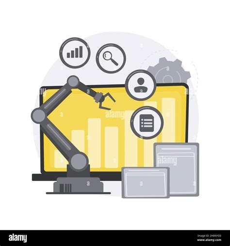 Business Process Automation Abstract Concept Vector Illustration Stock Vector Image And Art Alamy