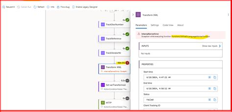 Issue In Azure Workflows Xml Transform Gives Functions