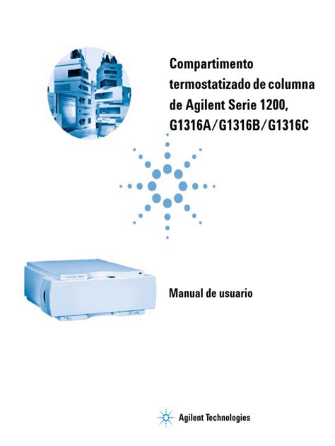 Manual De Agilent Pdf Temperatura Fuente De Alimentación